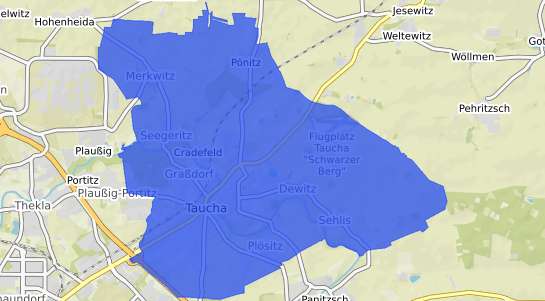 Bodenrichtwert Taucha b. Leipzig Grundstückspreise 2025
