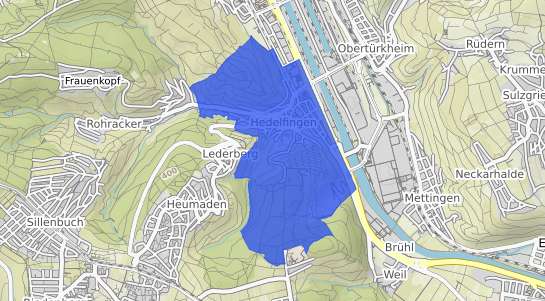 Bodenrichtwert Stuttgart Hedelfingen Grundstückspreise 2025