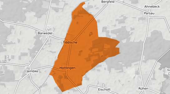 Mietspiegel Tiddische Mietpreise 2026