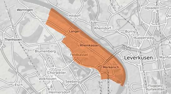 Mietspiegel Köln Merkenich Mietpreise 2025